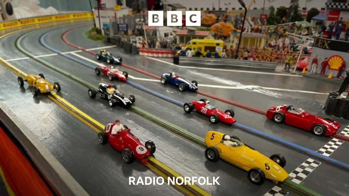 BBC Radio Norfolk - BBC Radio Norfolk, 100mph slot car racing in Hevingham