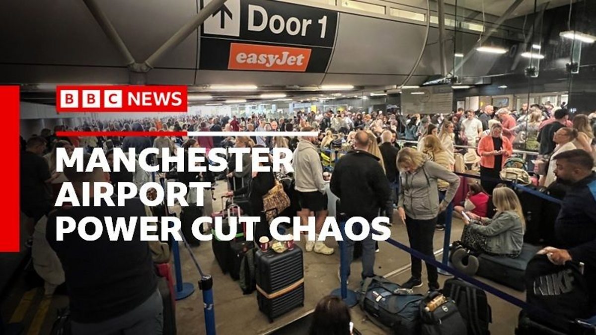 BBC News - Manchester Airport Power Cut Chaos