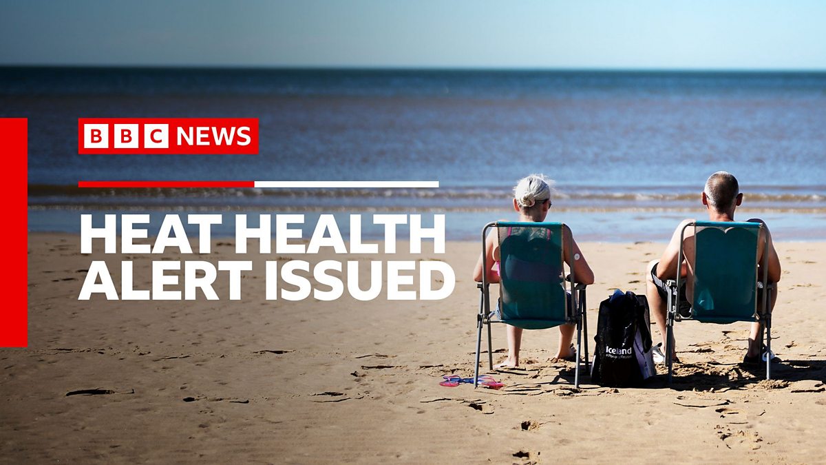 BBC News - Yellow Heat Health Alert Across England