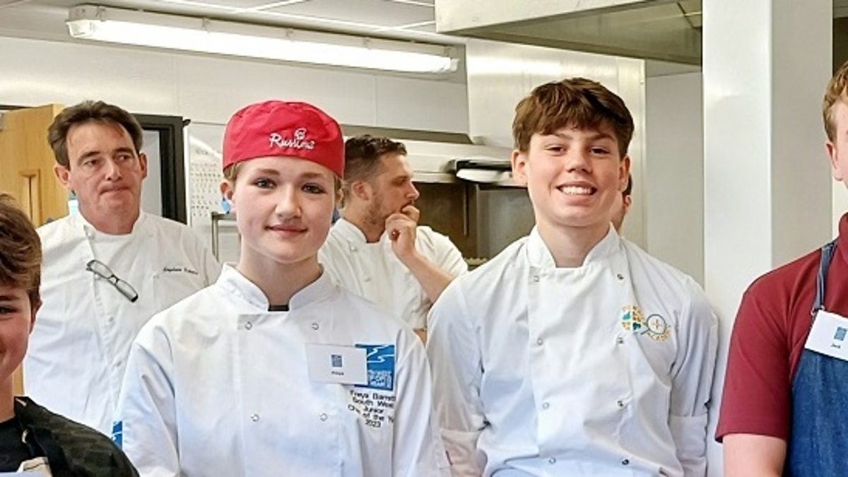BBC Radio Cornwall - Julie Skentelbery, 09/07/2024, Two young chefs ...