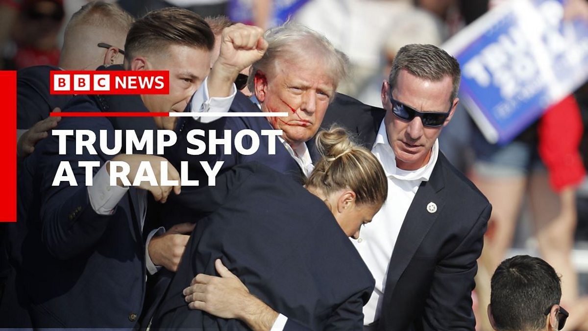 BBC News - Trump Survives Assassination Attempt