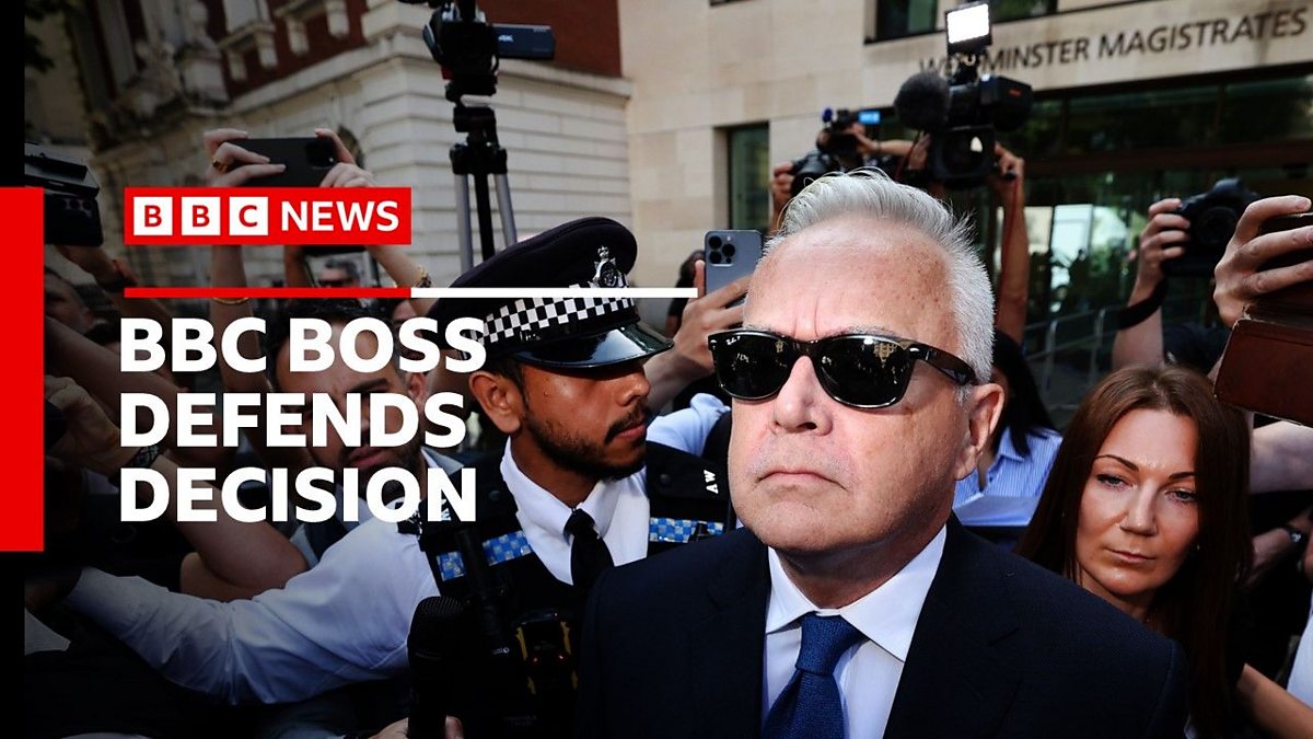 BBC News - BBC Boss Defends Not Sacking Huw Edwards