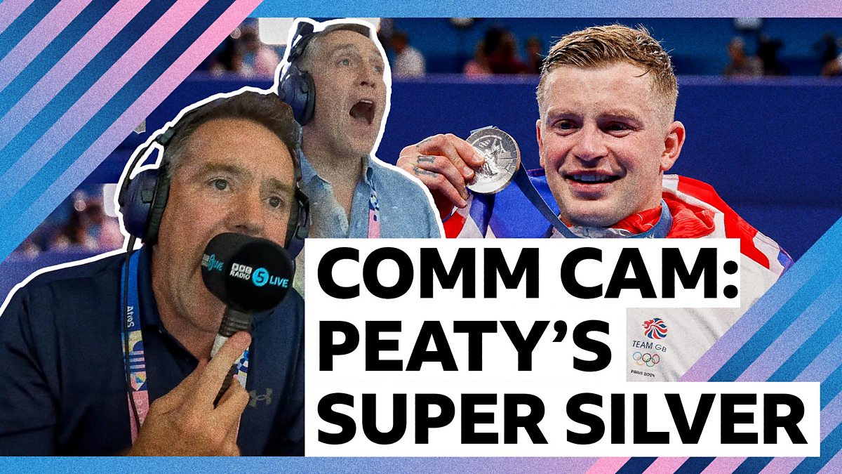BBC Radio 5 Live - 5 Live Olympics, Commentary cam: Adam Peaty shares Olympic silver at Paris 2024