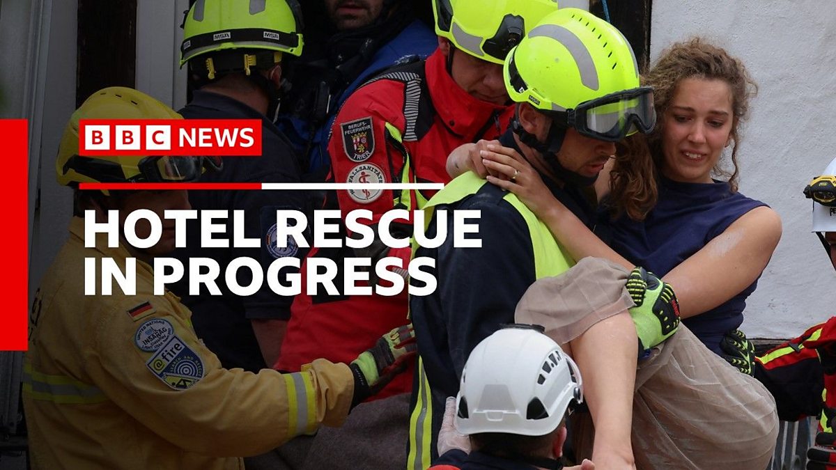 BBC News - Rescue Under Way After German Hotel Collapse