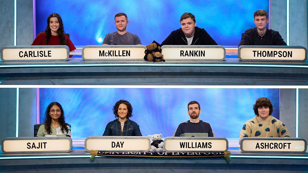 BBC Two - University Challenge, 2024/25, Queen’s, Belfast v Liverpool