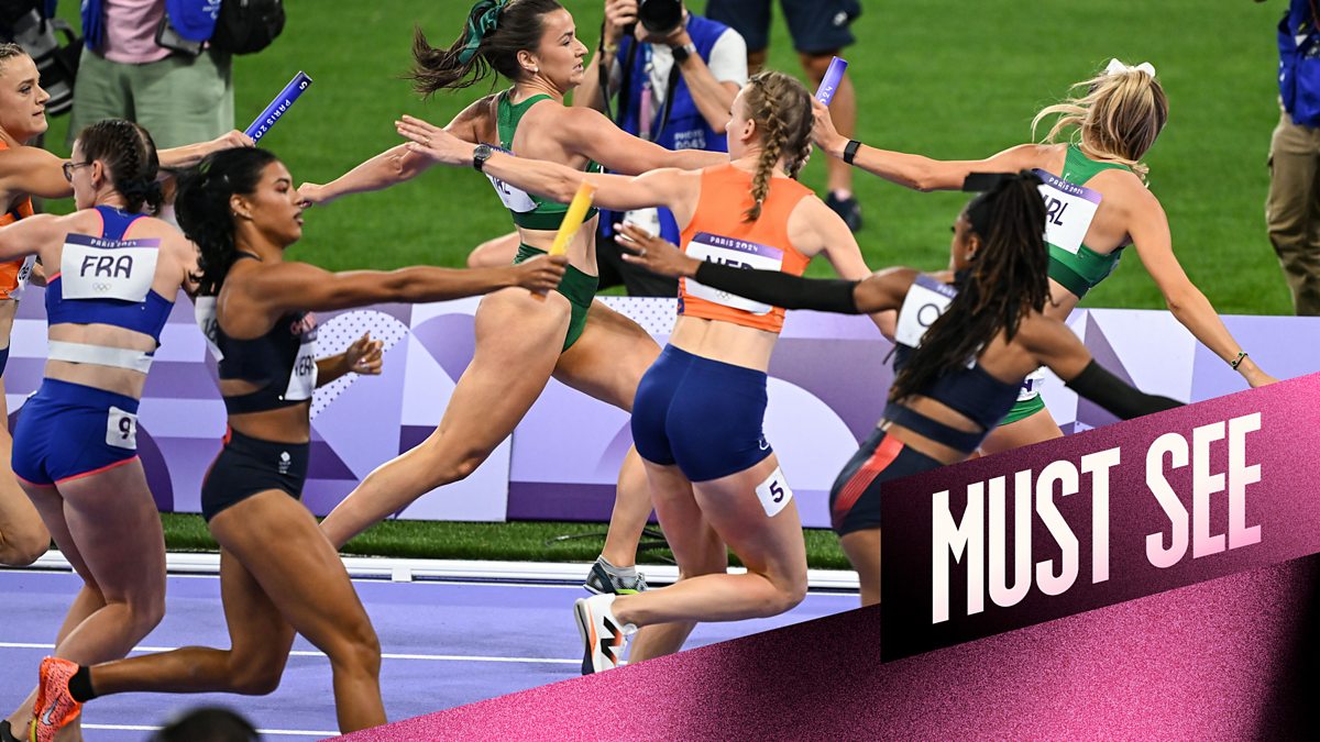 Olympics - Day 15: Athletics - Womens 4x400m Relay Final - BBC iPlayer