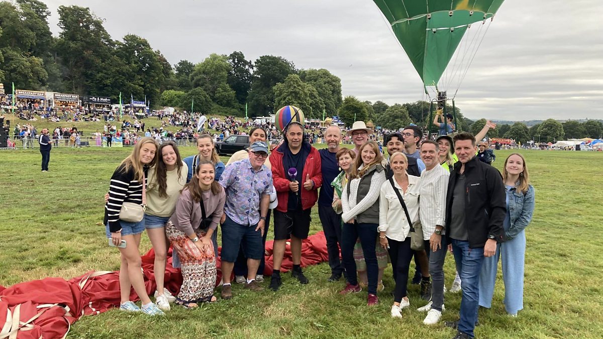 BBC Radio Bristol - Martin Evans, Martin with Nobby Simmonds