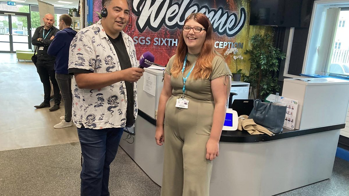 BBC Radio Bristol - Martin Evans, Martin live with Becky Riddell at SGS ...