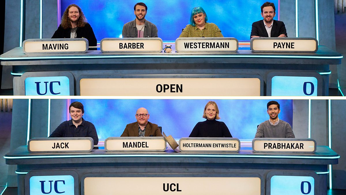 BBC Two - University Challenge, 2024/25, Open University v UCL