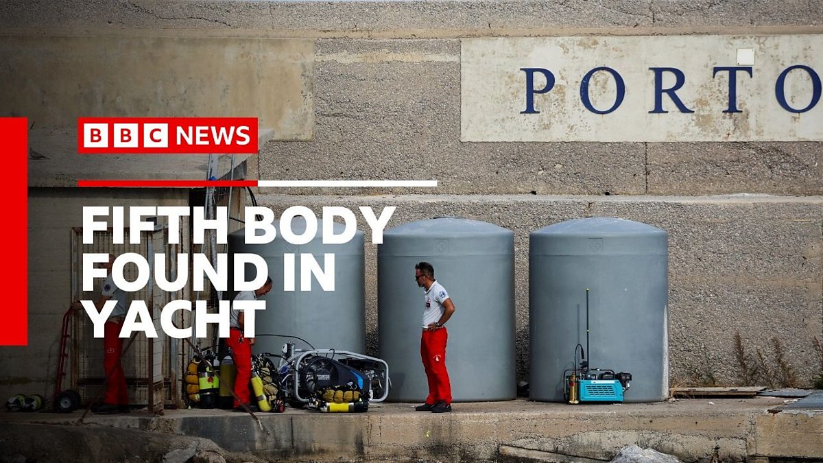 BBC News - Fifth Body Found In Sicily Yacht Wreck