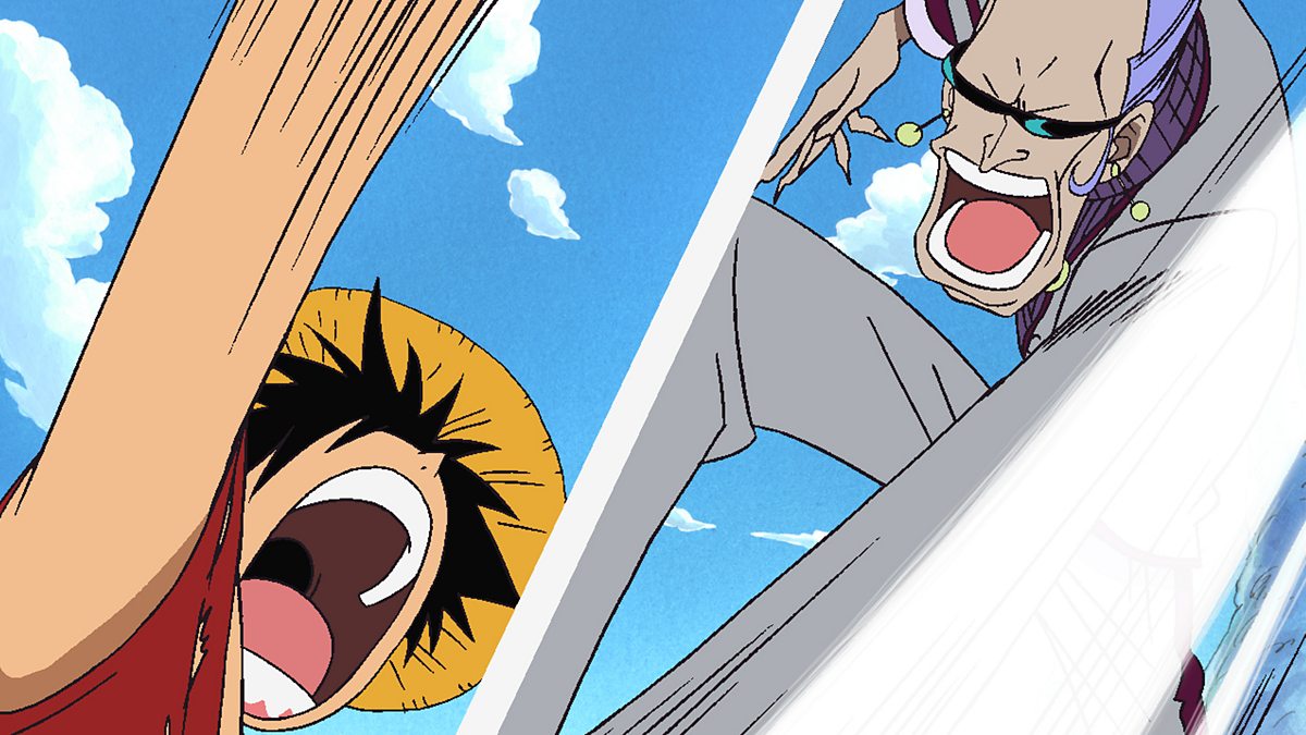 One Piece - East Blue (1-61): 61. An Angry Showdown! Cross the Red Line ...