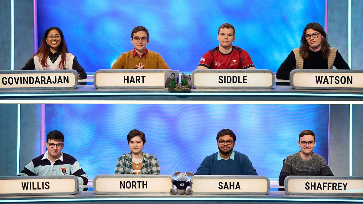 BBC Two - University Challenge, 2024/25, Warwick v UEA