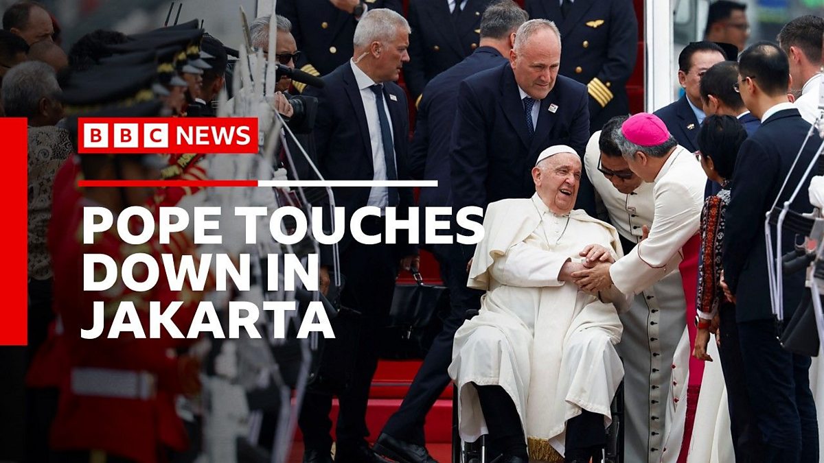 BBC News - Pope Francis Arrives In Jakarta