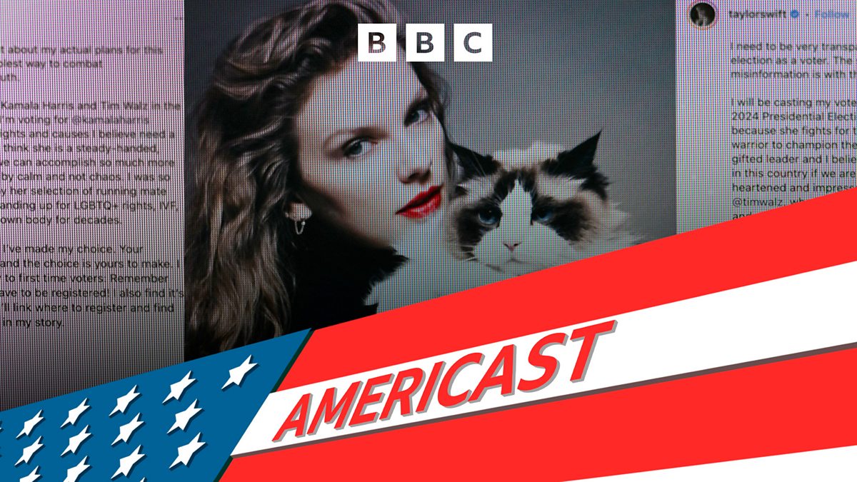 BBC News - Americast, Can Taylor Swift win the election for Harris (Or ...