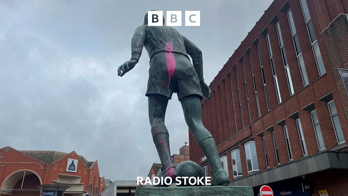 BBC Radio Stoke - BBC Radio Stoke, Football legend statue in Hanley ...
