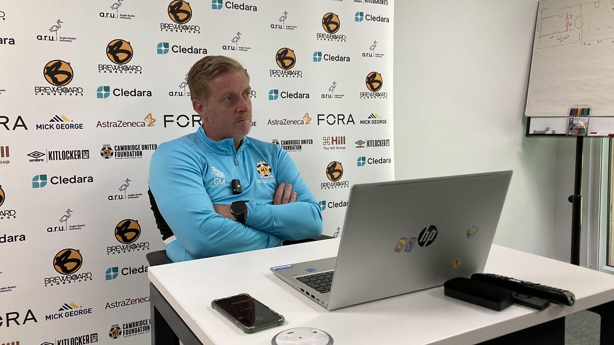 BBC Radio Cambridgeshire - Cambridgeshire Sport, Garry Monk ahead of ...