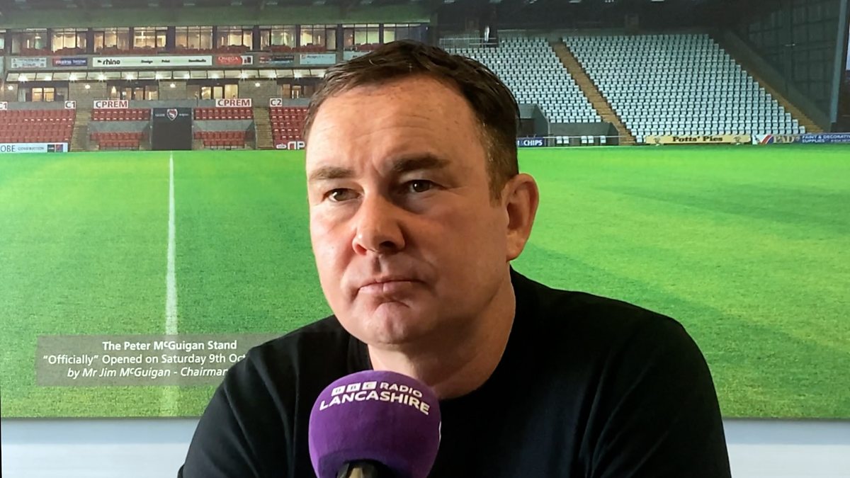 BBC Radio Lancashire - Lancashire Sport, Morecambe manager Derek Adams