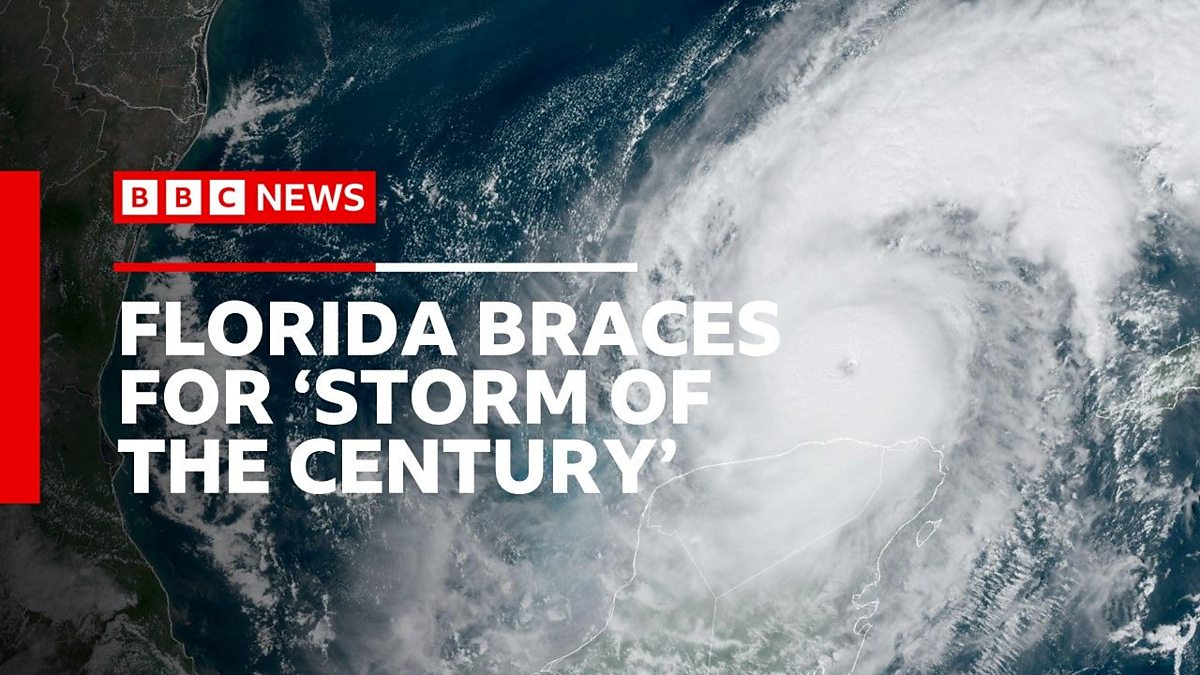 BBC News - Hurricane Milton Hits Florida