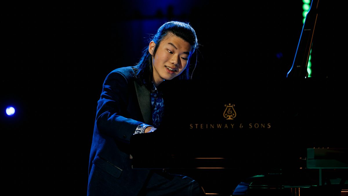 BBC Four - BBC Young Musician, 2024, Pianist Jacky Zhang performs at the Semi Final of BBC Young ...