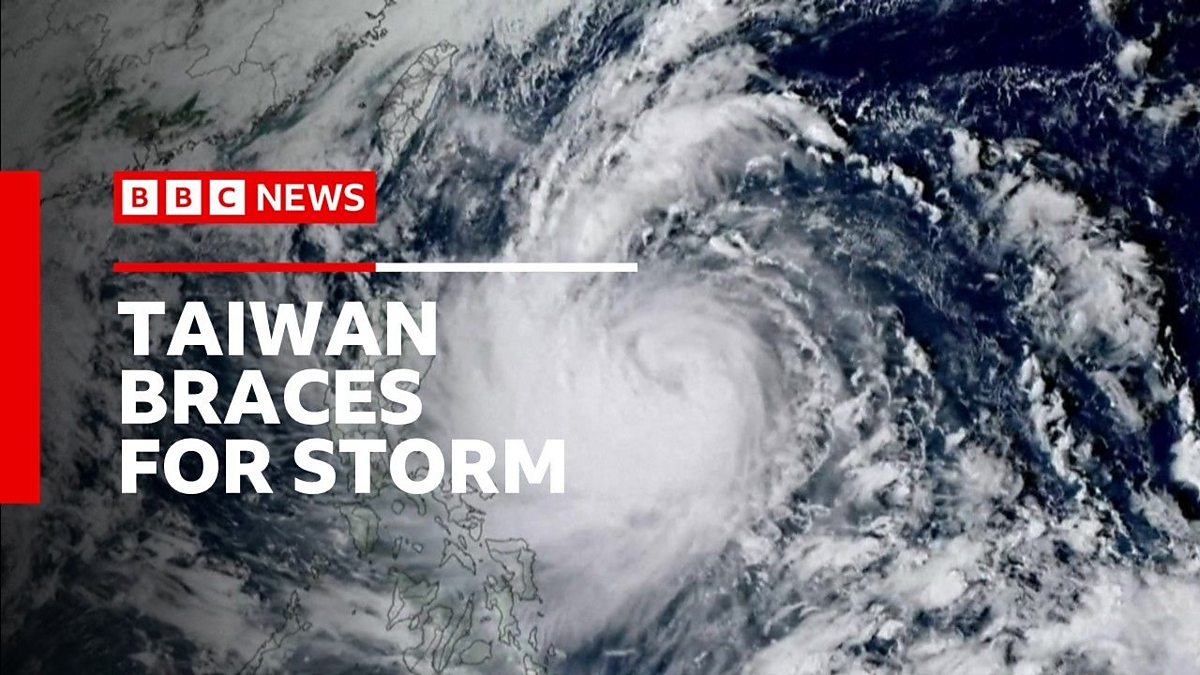 BBC News - Taiwan Braces For Strong Typhoon