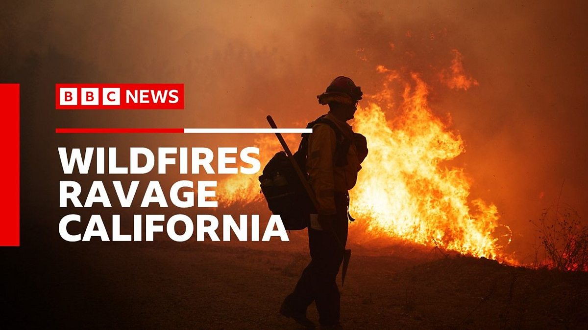 BBC News - California Wildfire Forces Evacuations