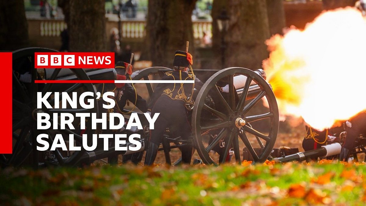 BBC News - Watch Back: Royal Gun Salutes