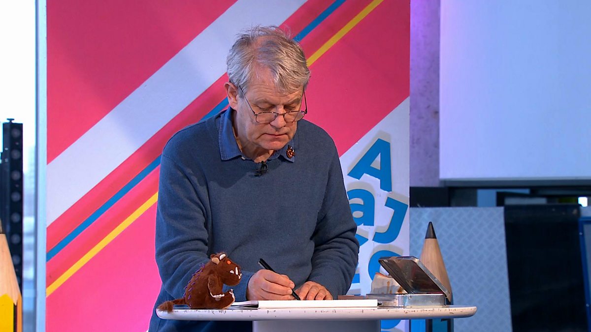 BBC Scotland - Authors Live with Axel Scheffler, Draw Jonty Gentoo