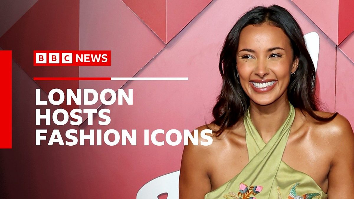 BBC News - Stars Arrive On Fashion Awards' Red Carpet