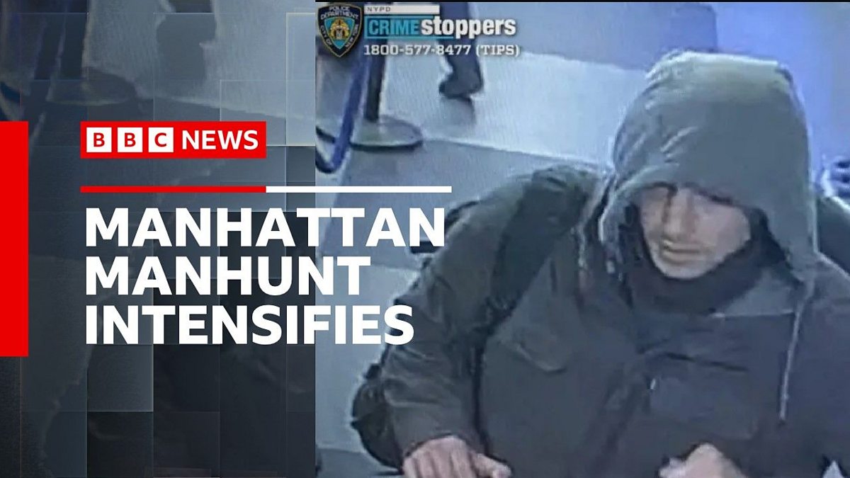 BBC News - UnitedHealthcare CEO Shooting Suspect At Large