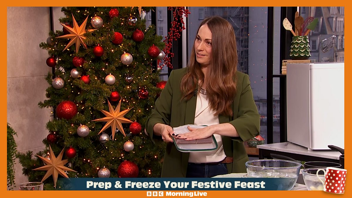BBC One - Morning Live, How to prep and freeze your Christmas dinner today!