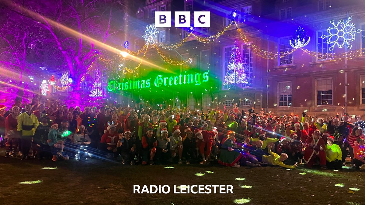 BBC Radio Leicester - BBC Radio Leicester, Hundreds gather for festive run