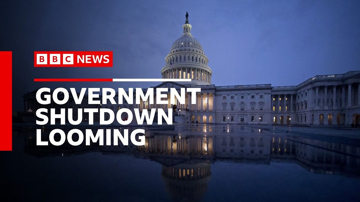 BBC News - US Govt Shutdown Looms