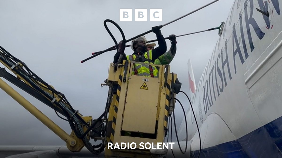 BBC Radio Solent - BBC Radio Solent, Twins fulfil dream of cleaning passenger plane