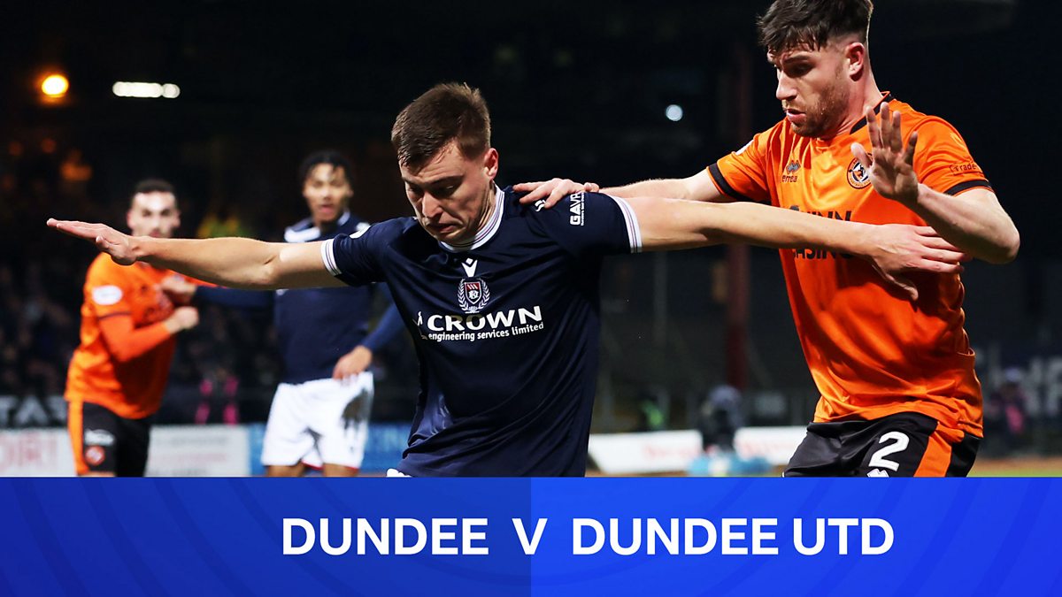 BBC Scotland - Sportscene: Scottish Cup, 2024/25, Dundee v Dundee United - highlights