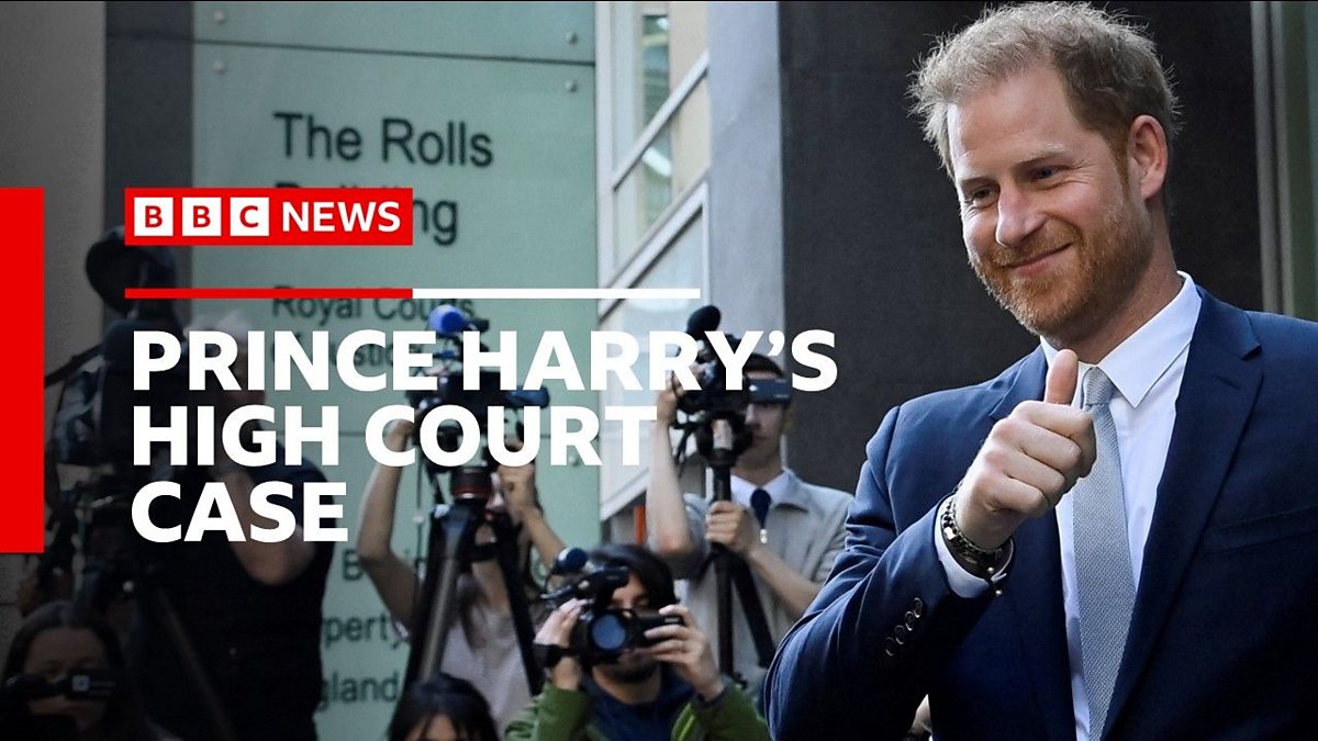 BBC News - Prince Harry's High Court Case Begins