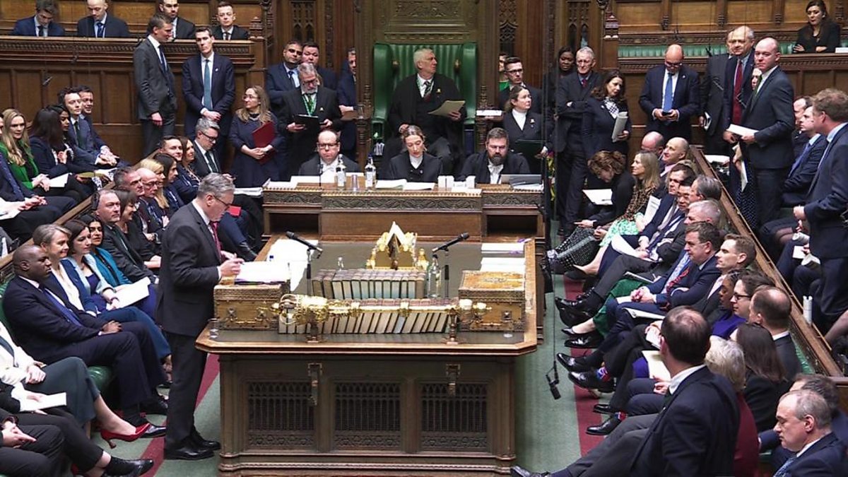 BBC Parliament - Prime Minister's Questions, 22/01/2025