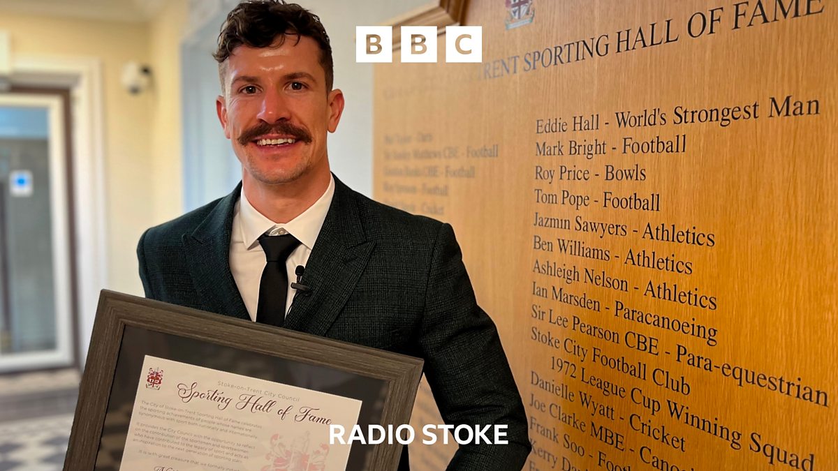 BBC Radio Stoke - BBC Radio Stoke, Nathan Heaney inducted into city’s ...