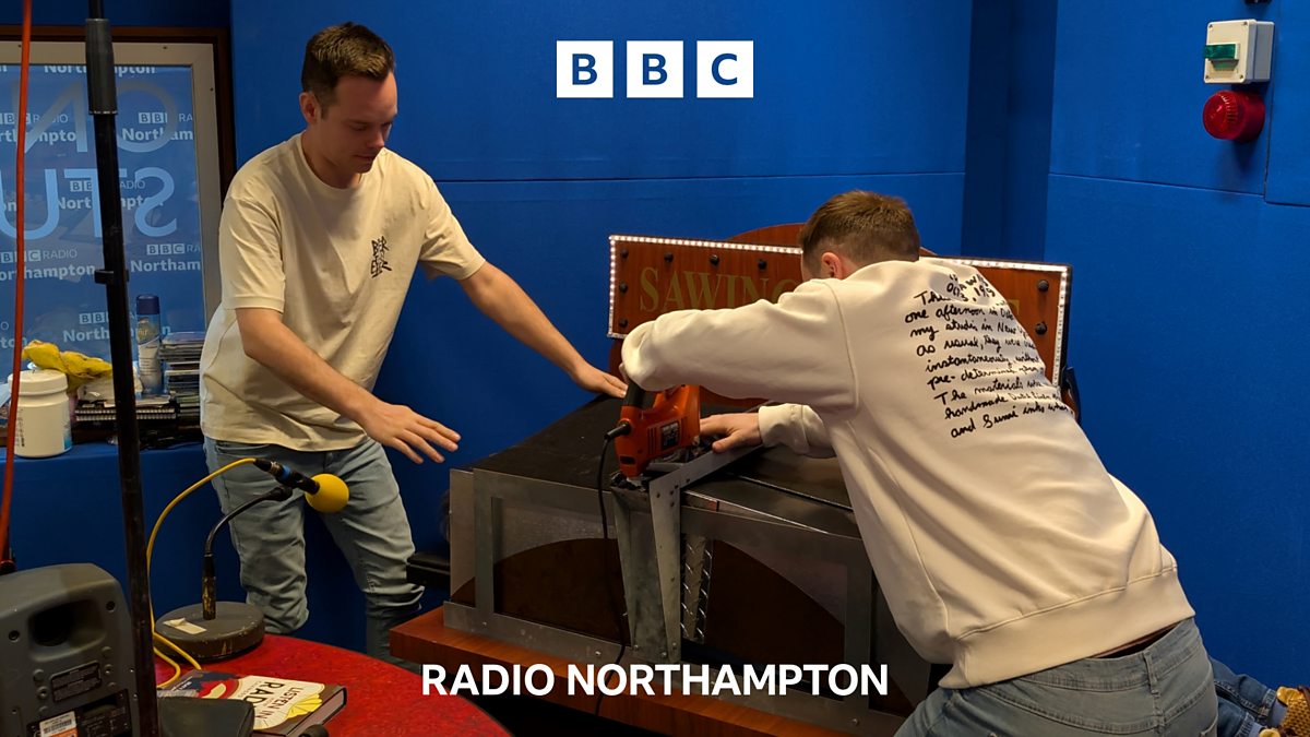 BBC Radio Northampton - BBC Radio Northampton, Bernie Keith gets sawn ...