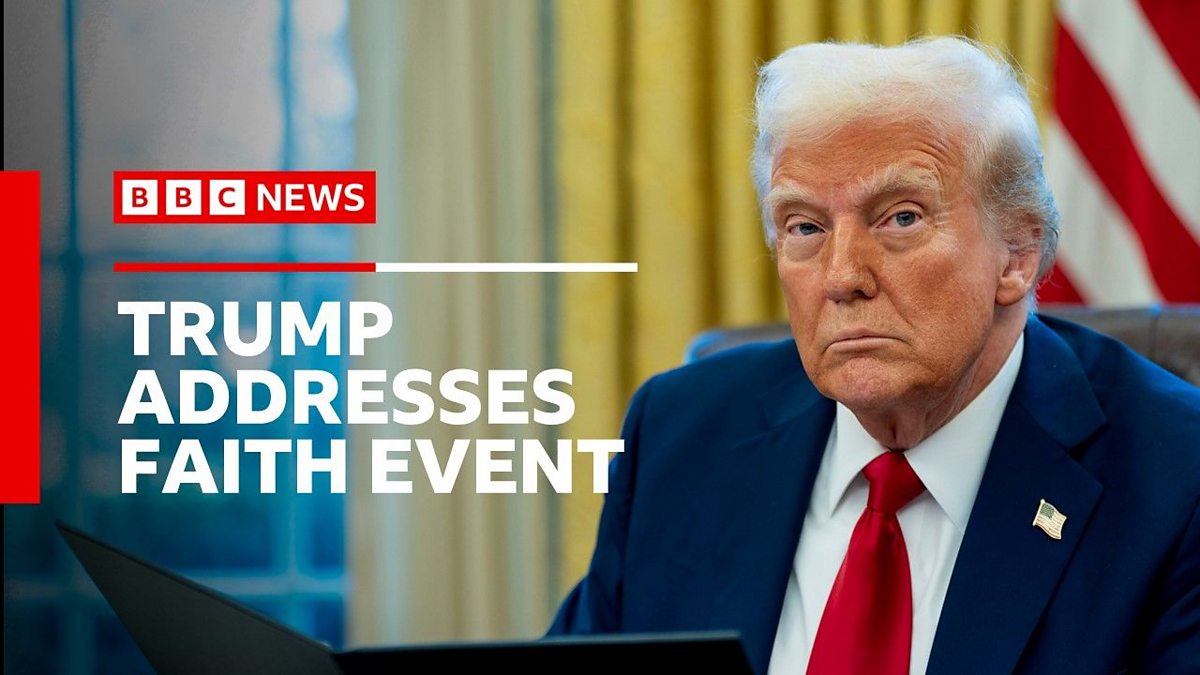 BBC News - Trump Speaks At National Prayer Breakfast