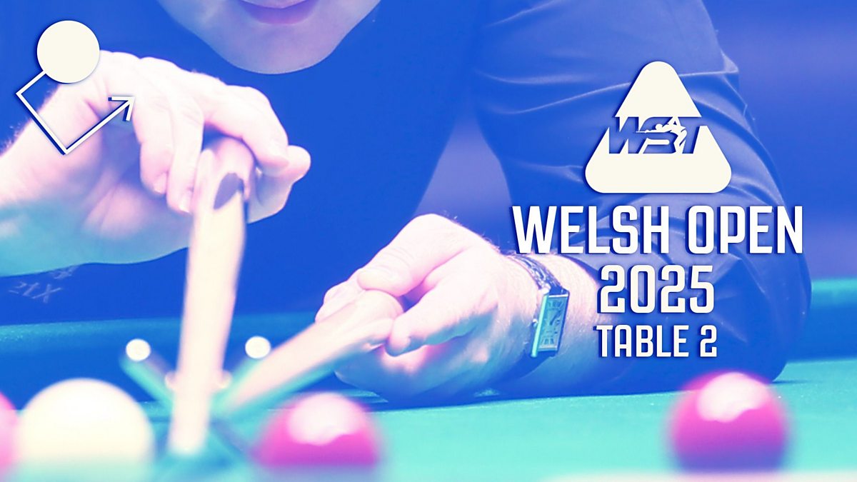 Snooker: Welsh Open - 2025 Extra: Jack Lisowski v Joshua Cooper - Table ...