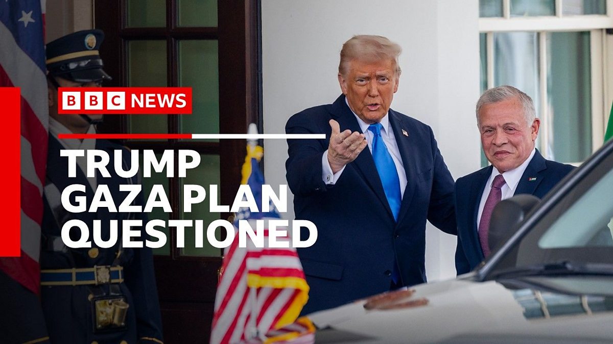 BBC News - Trump Pressed On Gaza Plan