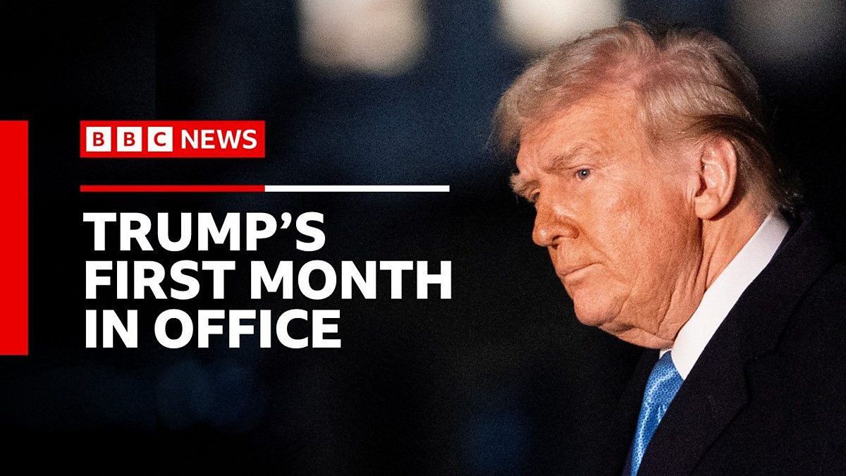 BBC News - Trump Speaks At White House