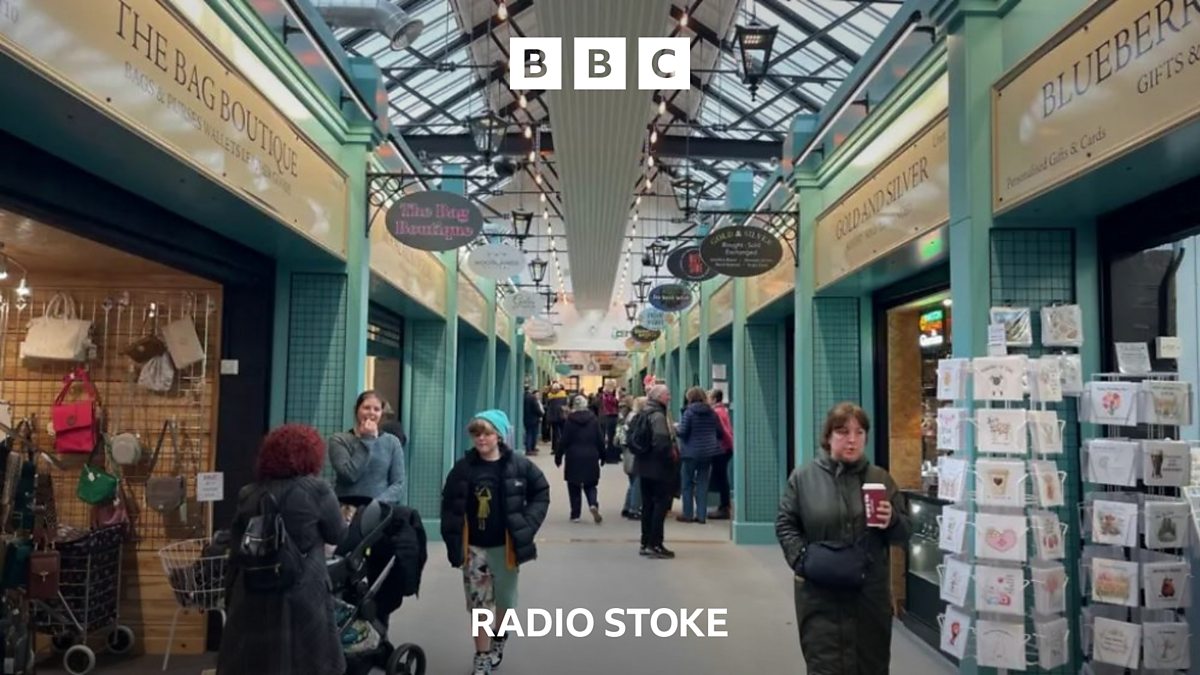 BBC Radio Stoke - BBC Radio Stoke, Refurbished Leek Indoor Markets reopen