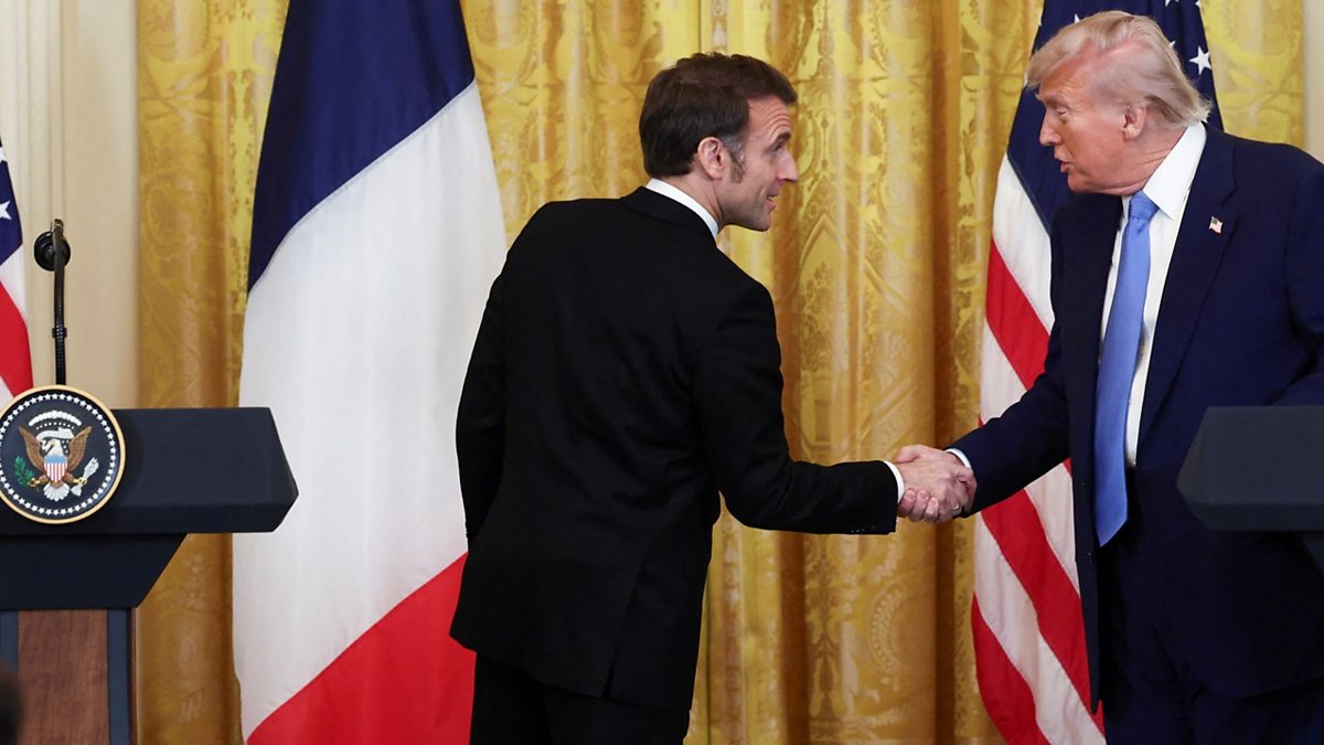 BBC News - Macron: Peace Deal Must Not Be A Surrender of Ukraine