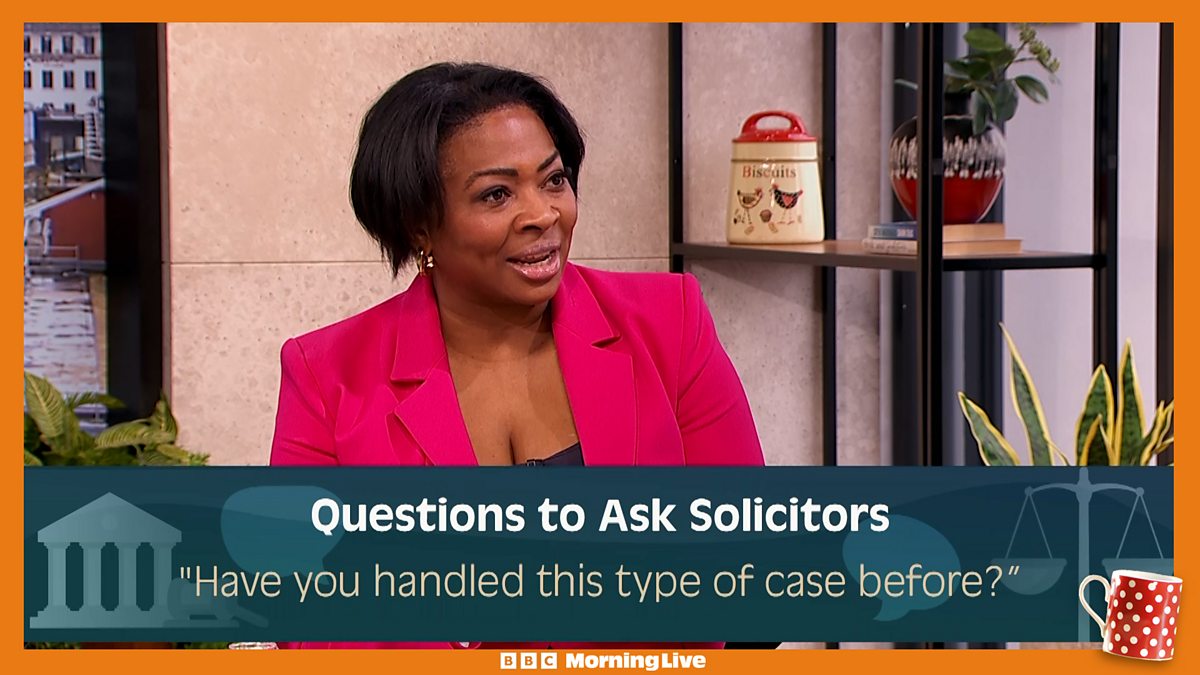 BBC One - Morning Live, How to find a good solicitor