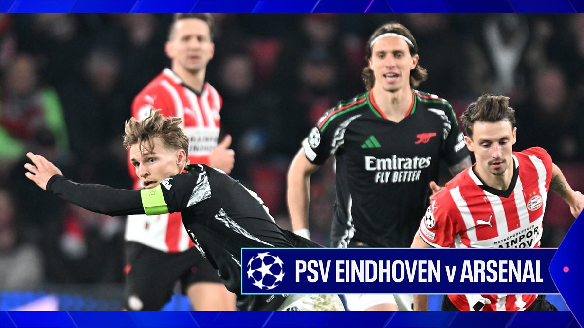 UEFA Champions League - 2024/25: PSV v Arsenal Highlights - BBC iPlayer