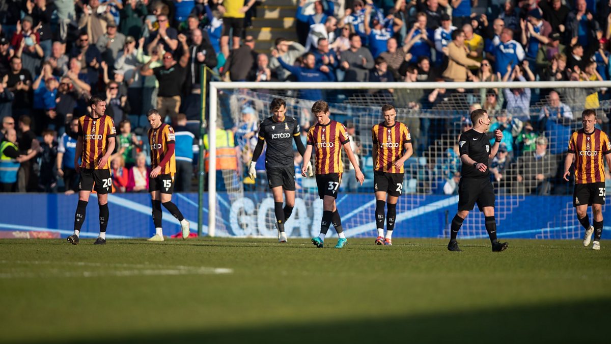 BBC Radio Leeds - West Yorkshire Sport Daily, Gillingham 1-0 Bradford ...