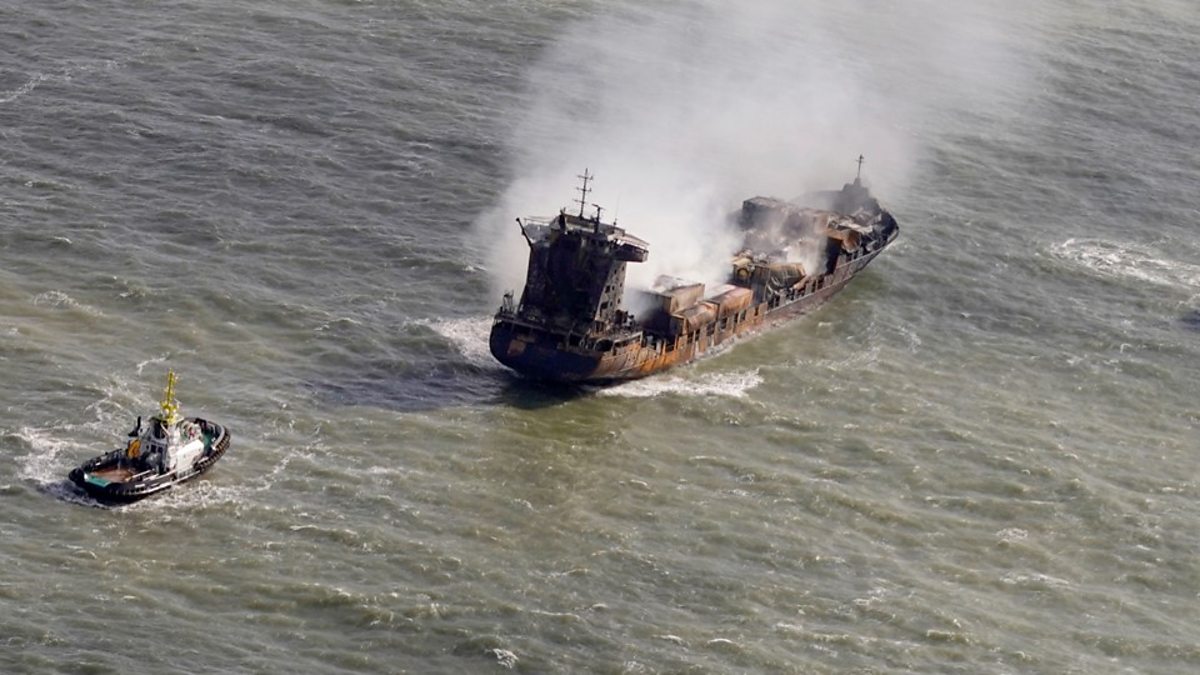 BBC News - Cargo Ship Captain Arrested Over North Sea Collision