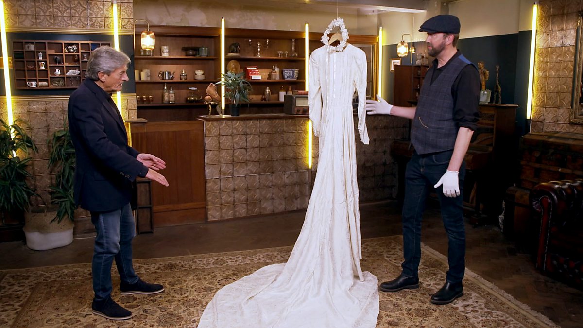 BBC One - The Bidding Room, Series 6, Wedding Dress, Lathe Lamp, Knife ...