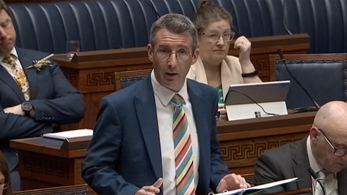 BBC Parliament - Northern Ireland Assembly, Mourne Wildfires Question